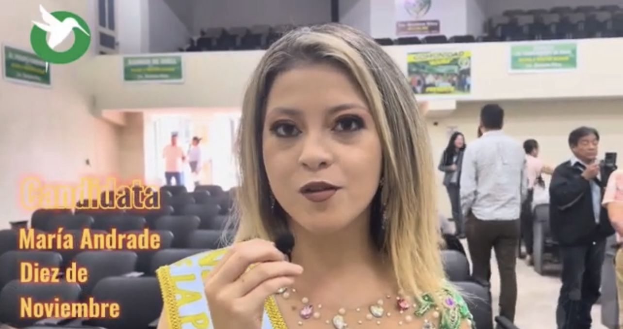 María Andrade candidata a Reina de Shell representa al barrio Diez de ...